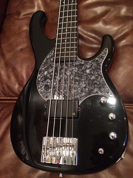 Modulus Flea 5 1999 Black Bass with Lane Poor pickup | Reverb