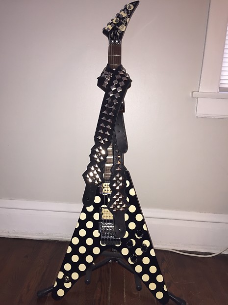 Randy Rhoads Replica Guitar Strap Genuine Leather | Reverb