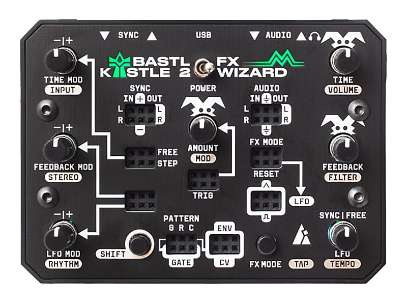 BASTL Instruments Kastle 2 FX Wizard Handheld Modular | Reverb