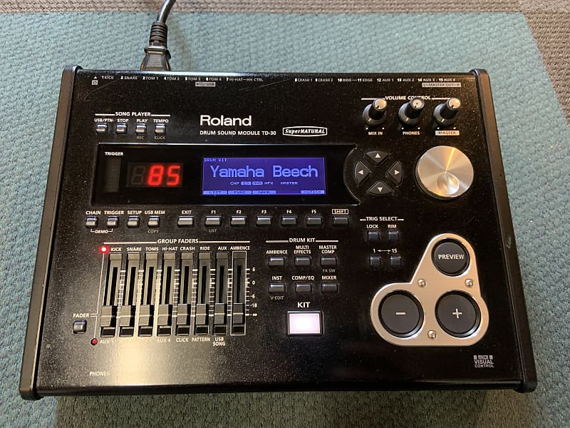 Roland TD-30 Drum Sound Module - Black | Reverb
