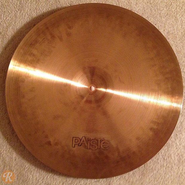 Paiste 22" 2002 "Black Label" Ride Cymbal 1971 - 1980 | Reverb