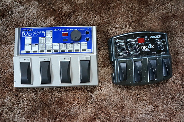 DOD TEC4X & VOFX Multi Effect Pedal Lot NOT WORKING TEC 4X VO | Reverb