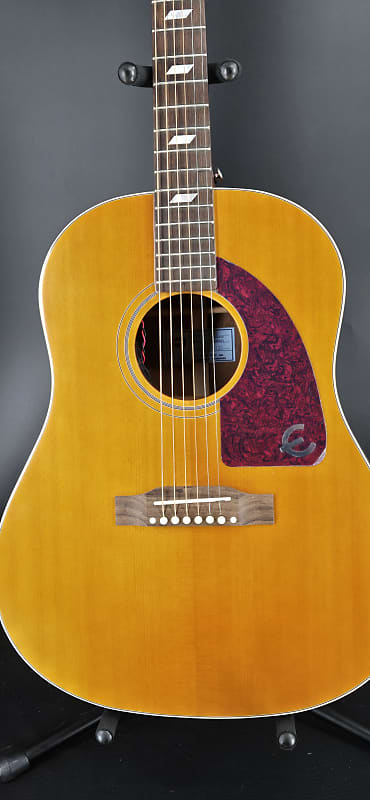 Epiphone Masterbilt Texan Acoustic-Electric Guitar - Antique | Reverb