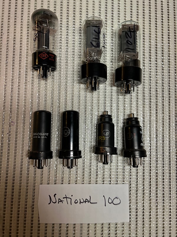 National Amp model 100 ; Tubes packages (7) | Reverb