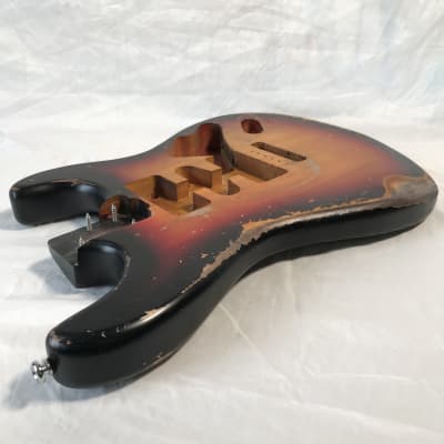 60s Style Relic'd Strat Body Sunburst! | Reverb