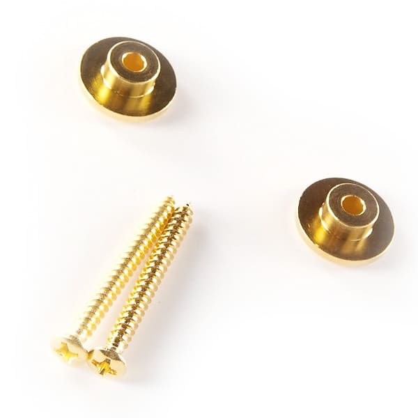 PRS Spare - Strap Buttons (& Screws), Gold - ACC-4218 | Reverb