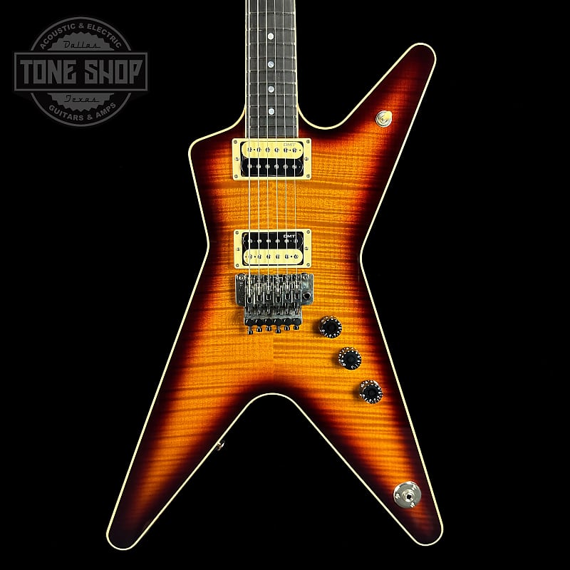 Dean USA Custom Shop ML Flamed Maple Trans Brazilia Burst | Reverb