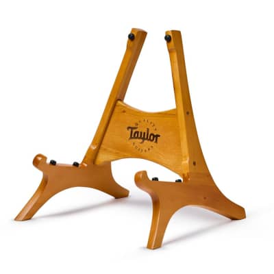 Taylor Mahogany Guitar Stand in Natural Finish | Reverb