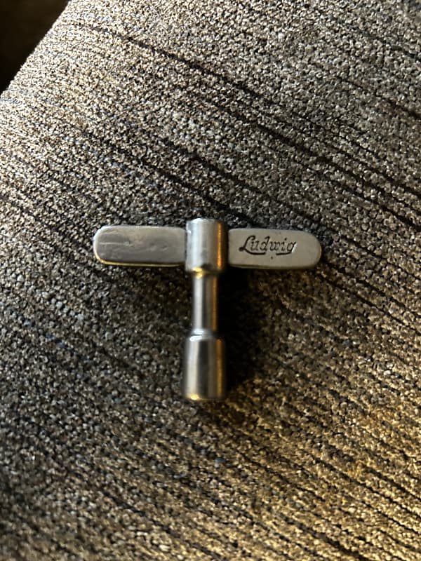 Ludwig Script logo 50’s - 60’s - Nickle | Reverb