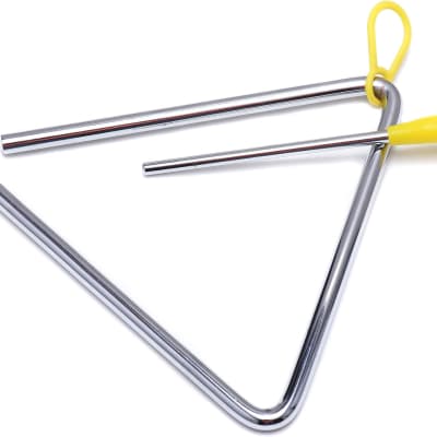 6 Inch Musical Steel Triangle Percussion Instrument With | Reverb