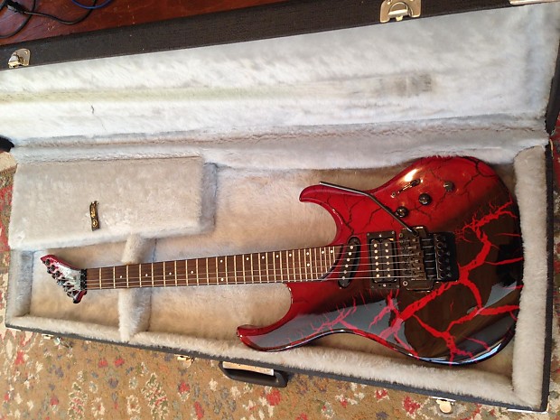 Washburn EC 29 1990 red and black | Reverb