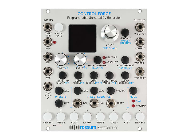 Rossum Control Forge Programmable Universal CV Generator | Reverb