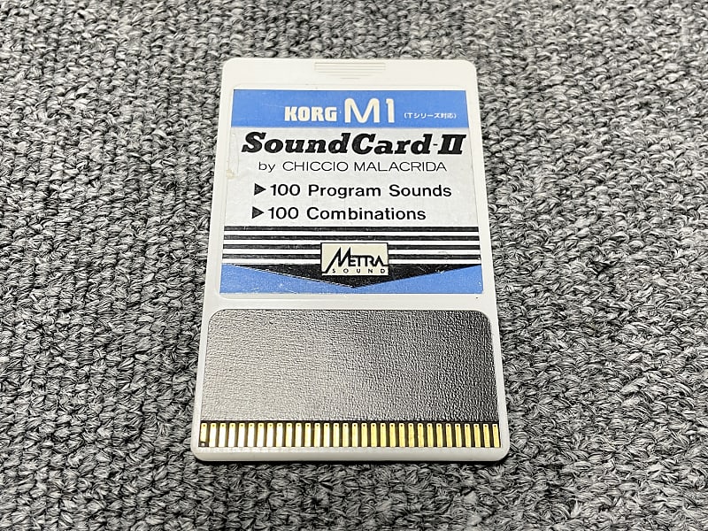 Korg Sound Card Ⅱ by Chicco Malacrida Metra Sound for M1 PCM | Reverb