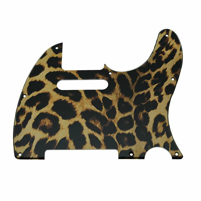 New Pickguard TELECASTER " Figure Leopard Gecko " for Guitar | Reverb