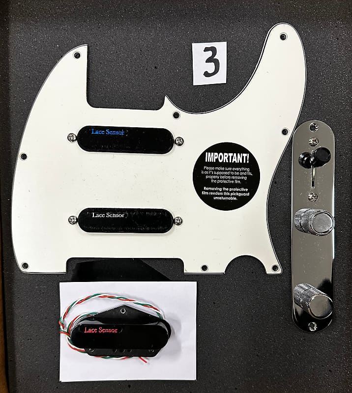 Lace Sensor Nashville Telecaster Pre-Wired | Reverb