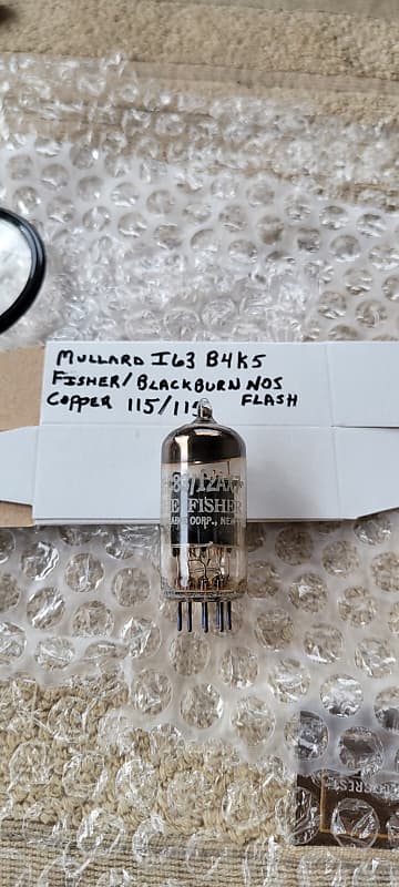 Mullard 12ax7 Blackburn Fisher I63 B4K5 Ecc83 NOS 1964 White | Reverb