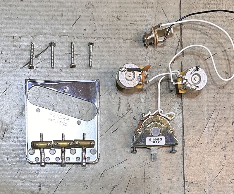 Telecaster Pre-Wired Assembly - Bridge - 3-Way Switch - (2) | Reverb