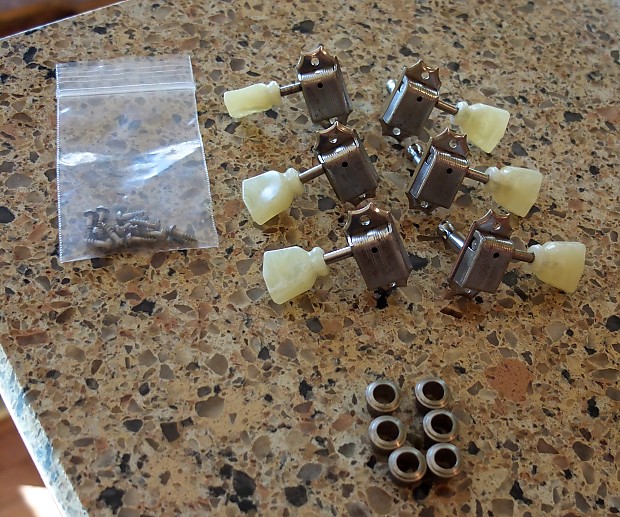 1953-56 Kluson tuners for Gibson Les Paul 175 295 with screws | Reverb