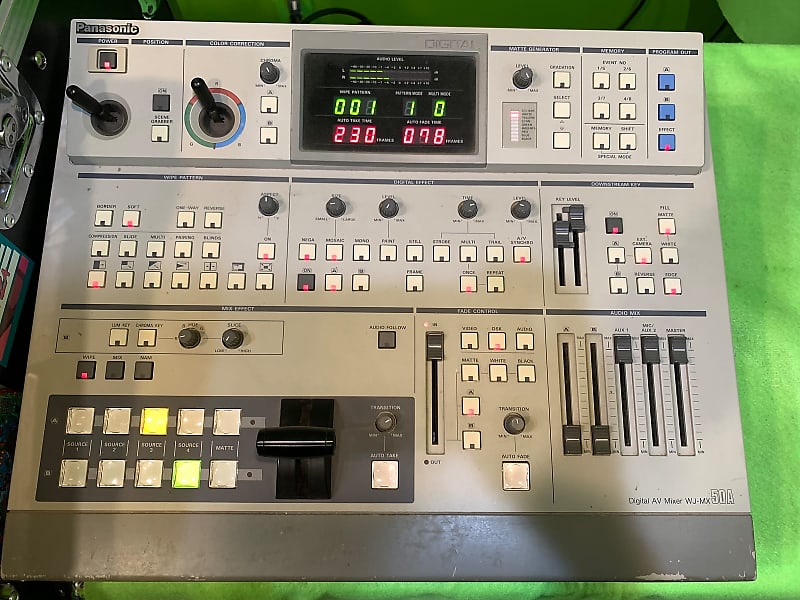 Panasonic MX-50 Grey with WJ-KB15 Character Generator | Reverb