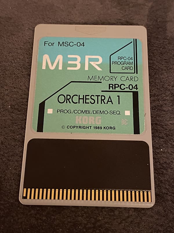 Korg RPC-04 Orchestra 1 Memory Card for M3R | Reverb