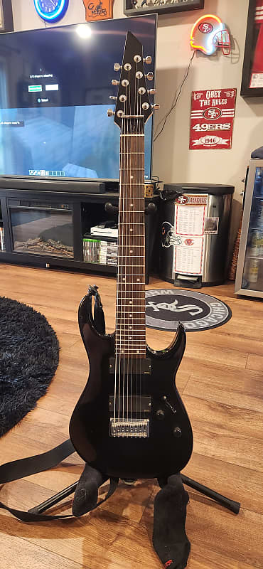 8 string Guitar with EMG 808s ibanez jackson Meshuggah | Reverb