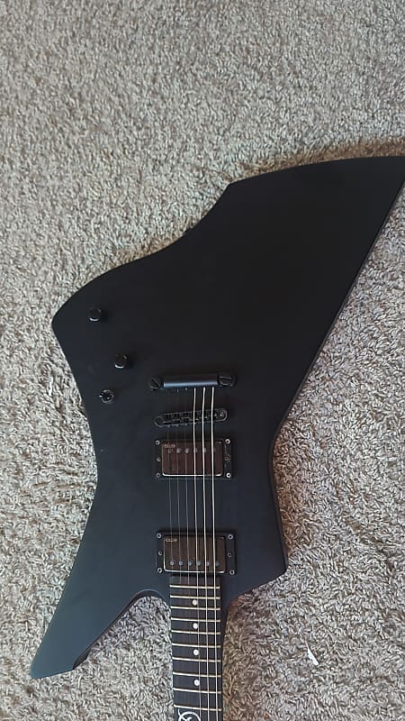 ESP LTD Snakebyte Satin Black w/ Case & Levy's Strap | Reverb