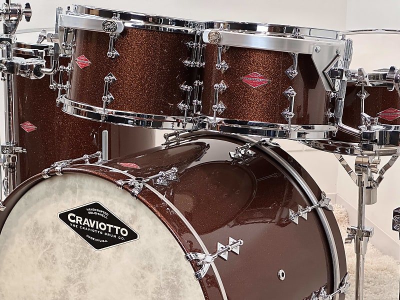 Craviotto 22/10/12/14/16/6.5x14" Solid Maple Shell | Reverb Canada
