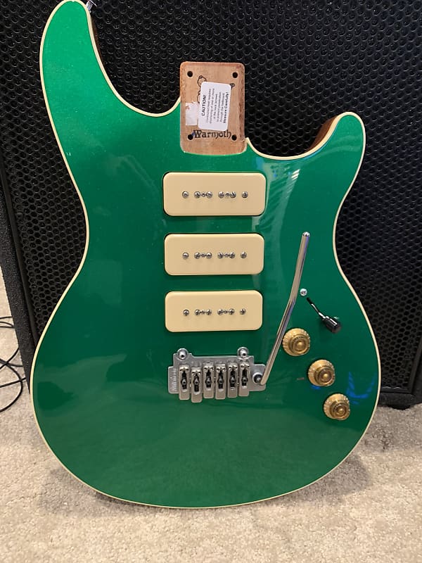 Warmoth VIP body with Lollar P90 set 2021 Candy Green | Reverb
