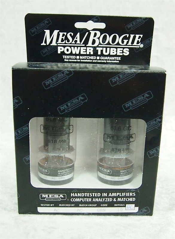 Mesa Boogie 6L6 GC STR 440 power tubes matched set Match | Reverb