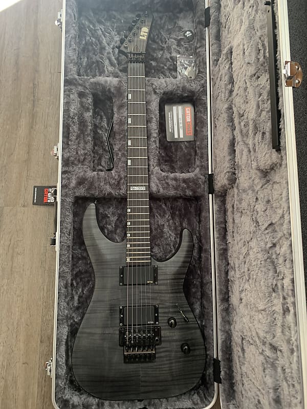 ESP LTD Mh350fm Satin black | Reverb