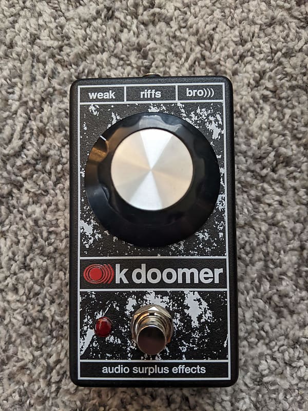 Audio Surplus Effects Ok Doomer Distortion Pedal 2023 - Black | Reverb
