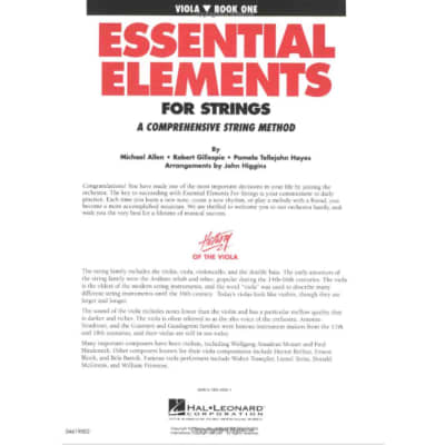 Essential Elements For Strings Book 1 - Violin | Reverb