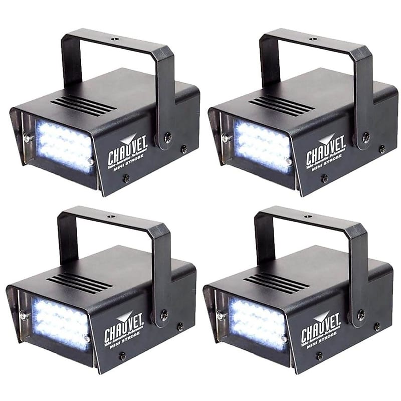 4 Adjustable 1-12 Flash/Sec Mini Strobe Led Club Light | Reverb