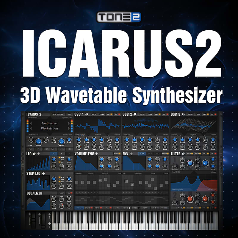 New Tone2 Icarus 2 Synthesizer Workstation VST AU Plugin | Reverb