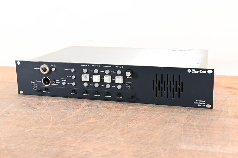 Clear-Com MS-704 2RU Four-Channel Main Station CG0076Z | Reverb
