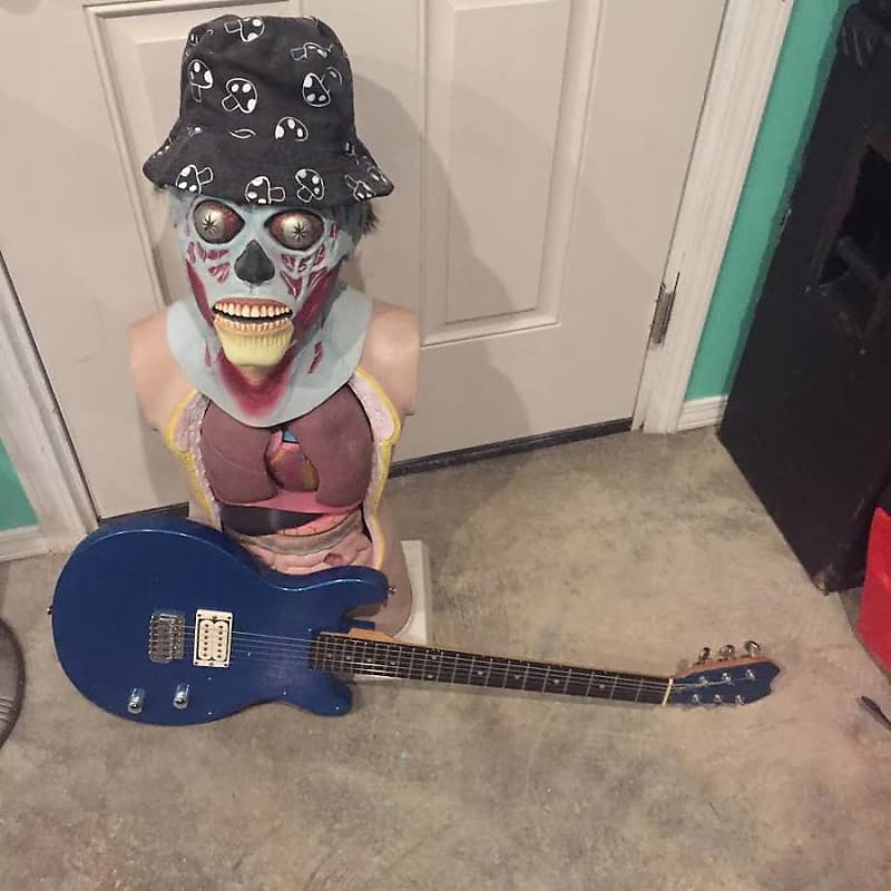 First Act ME952 - Blue sparkle LP double cut style | Reverb