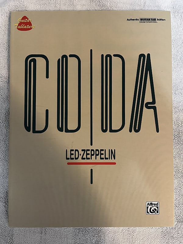 Led Zeppelin - Coda - Guitar Tab / Tablature Book | Reverb