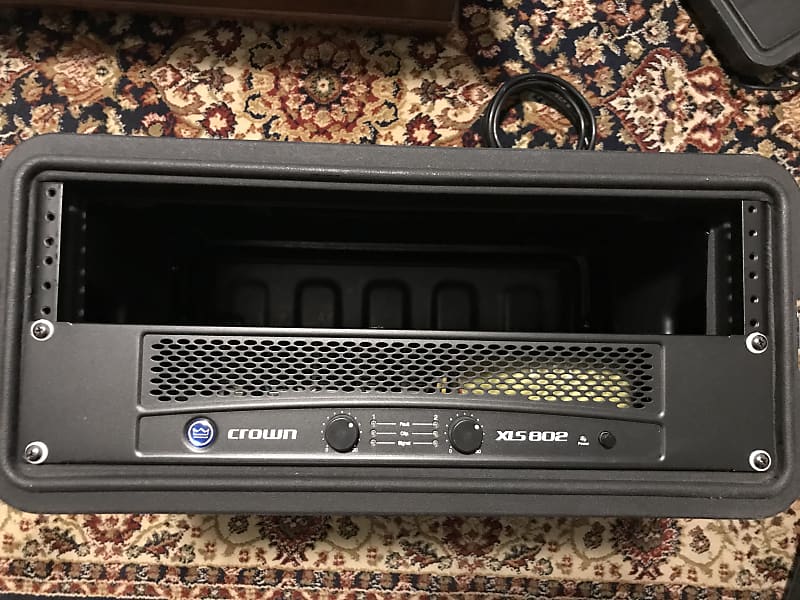 Crown XLS 802 2-Channel Power Amplifier with Gator road case | Reverb