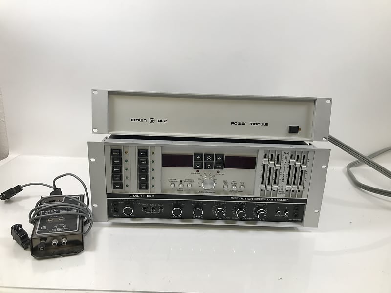 Crown DL2 Preamp and Controller w/ Phono & Original Box | Reverb
