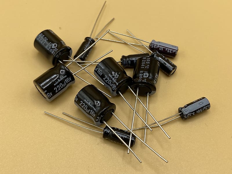 Capacitor Kit to Replace Old Caps SR&D Rockman I II IIB X100 | Reverb