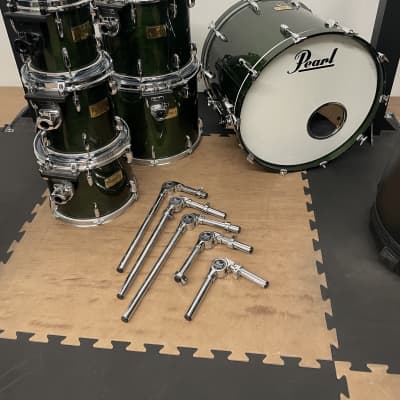 Pearl BRX MASTERS STUDIO BIRCH - Emerald Mist Lacquer | Reverb