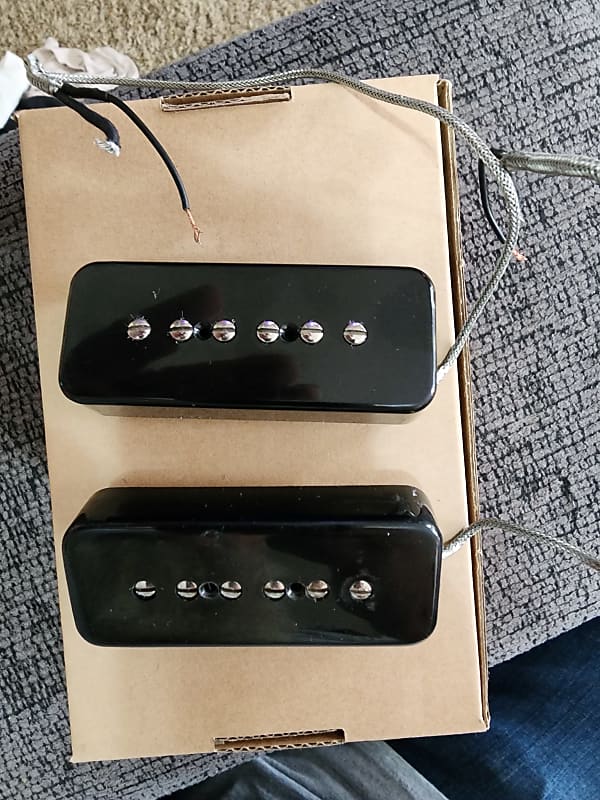 Gibson P90 Set 1990's - Black | Reverb