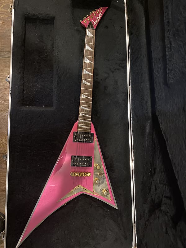 Jackson Randy Rhoads RR5 Hot Metallic Pink | Reverb