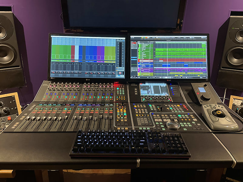 Yamaha Nuage 16 Fader Control Surface with Monitors | Reverb