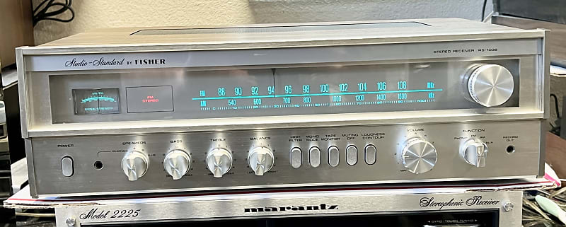Vintage Fisher Studio Standard RS-1035 AM/FM Stereo Receiver; | Reverb