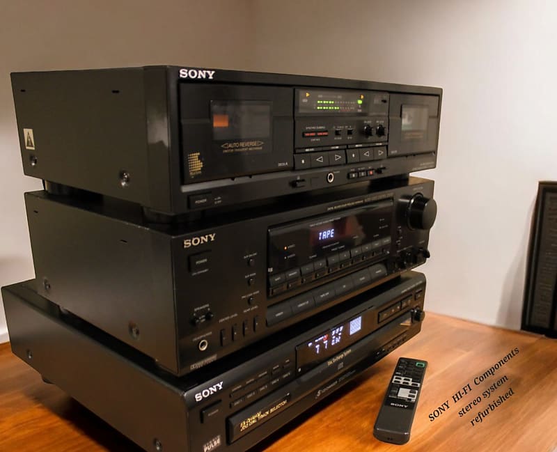 SONY HI-FI Stereo Component System W/ Remot ,,RESTORED,, | Reverb
