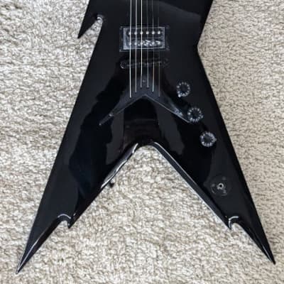 New Dean Razorback X Classic Black Electric Guitar | Reverb