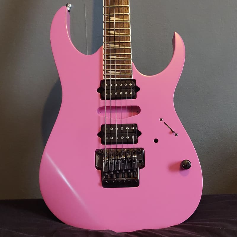 Ibanez Prestige RG2570E VSL 2007 Refinished Pink, DiMarzio | Reverb