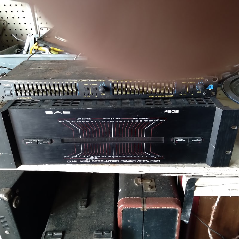 SAE A502 200x2 Watts 70's - black SEE VIDEO | Reverb