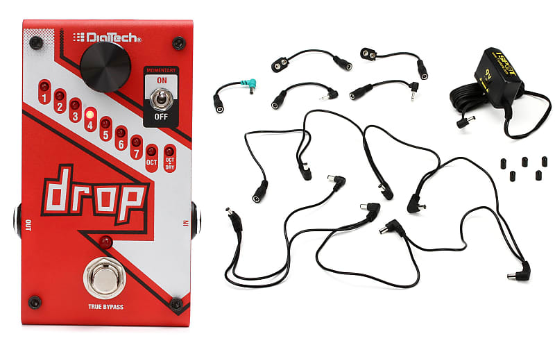 DigiTech Drop Polyphonic Drop Tune Pitch-Shift Pedal Bundle | Reverb